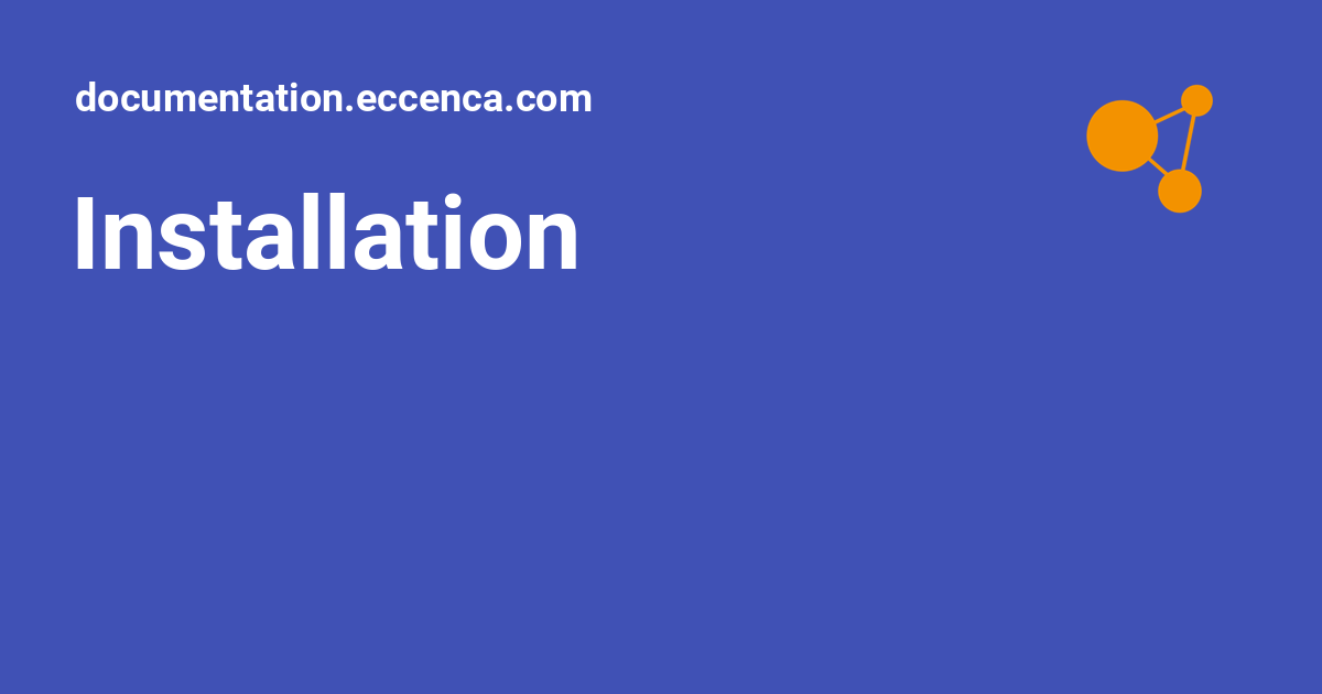 Installation - documentation.eccenca.com