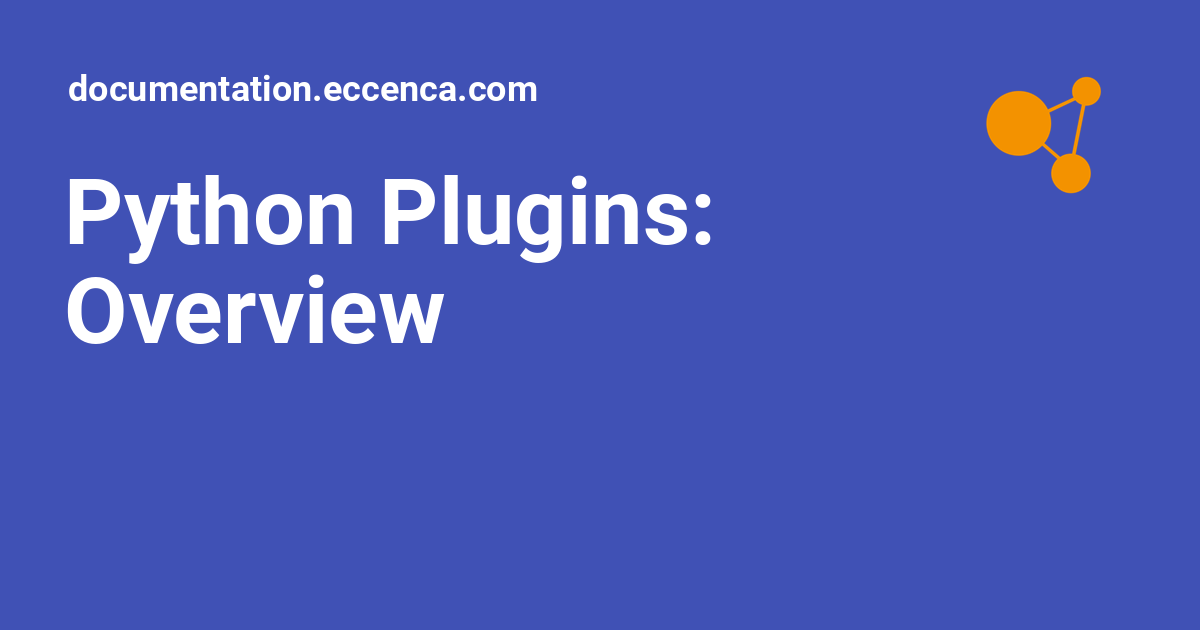 Python Plugins: Overview - documentation.eccenca.com