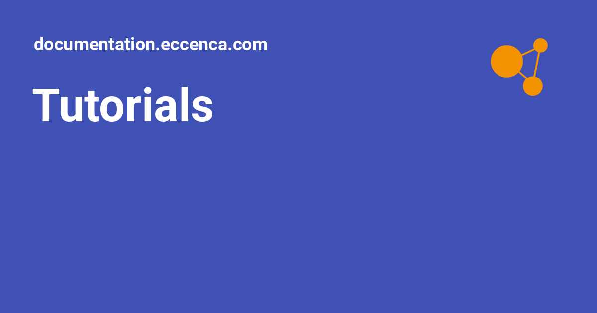 Tutorials - documentation.eccenca.com