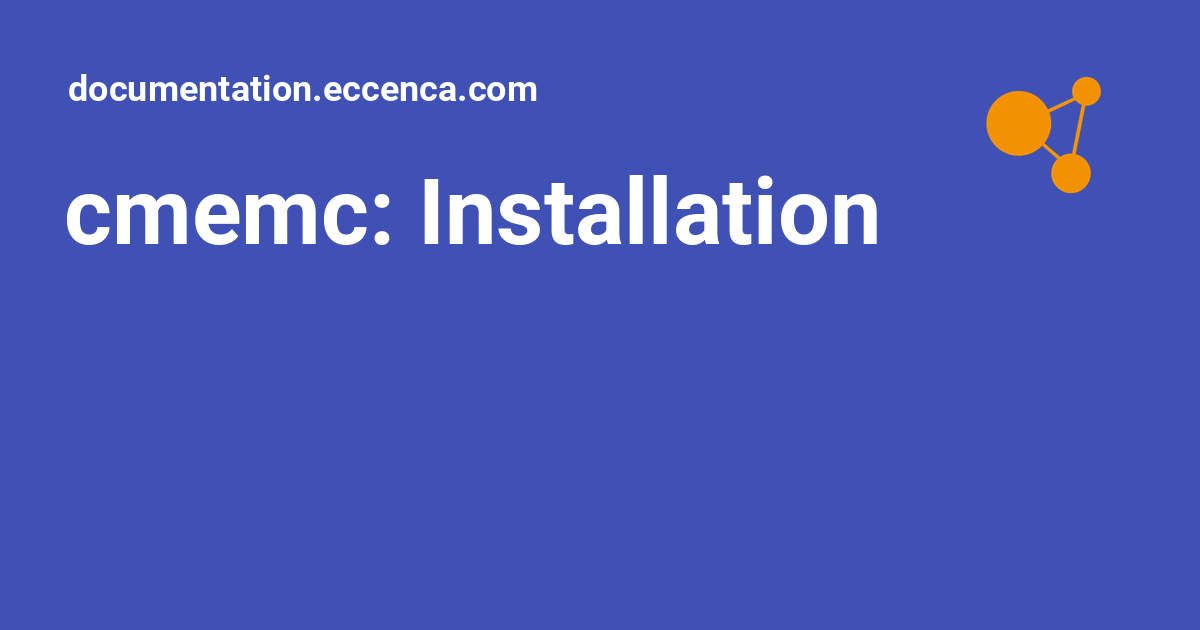 cmemc: Installation - documentation.eccenca.com