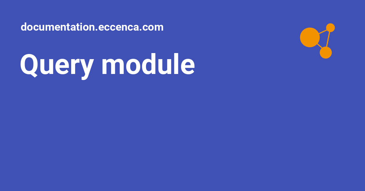 Query module - documentation.eccenca.com
