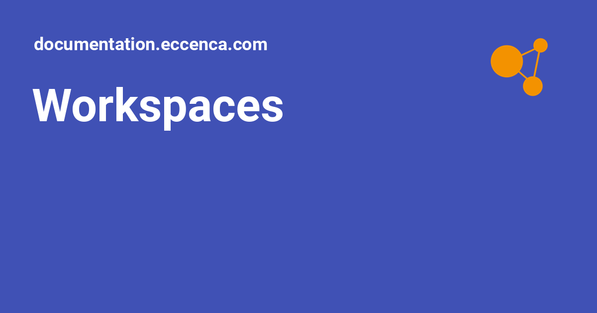Workspaces - documentation.eccenca.com