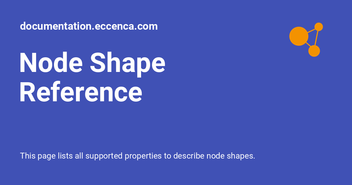 Node Shape Reference - documentation.eccenca.com