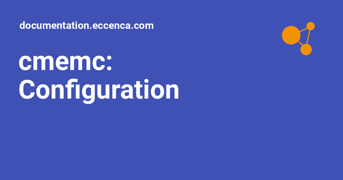 cmemc: Configuration - documentation.eccenca.com