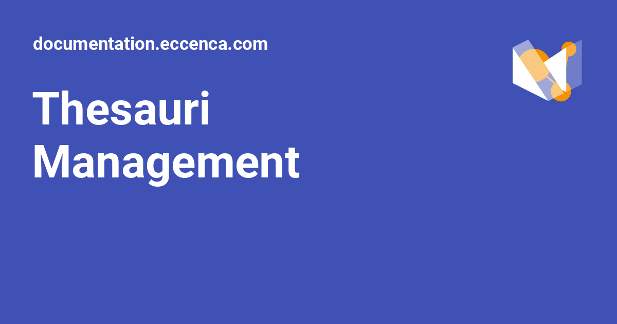 Thesauri Management - documentation.eccenca.com