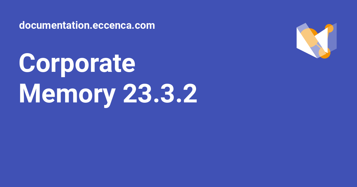 Corporate Memory 23.3.2 - documentation.eccenca.com