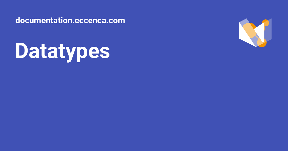 Datatypes - documentation.eccenca.com