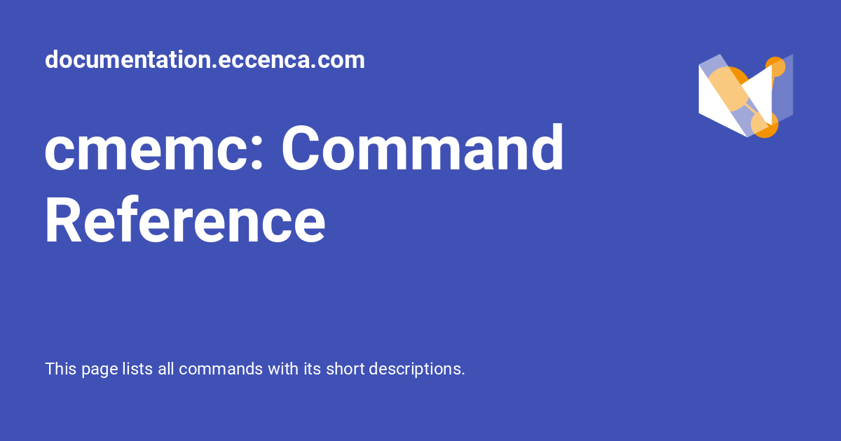 cmemc: Command Reference - documentation.eccenca.com