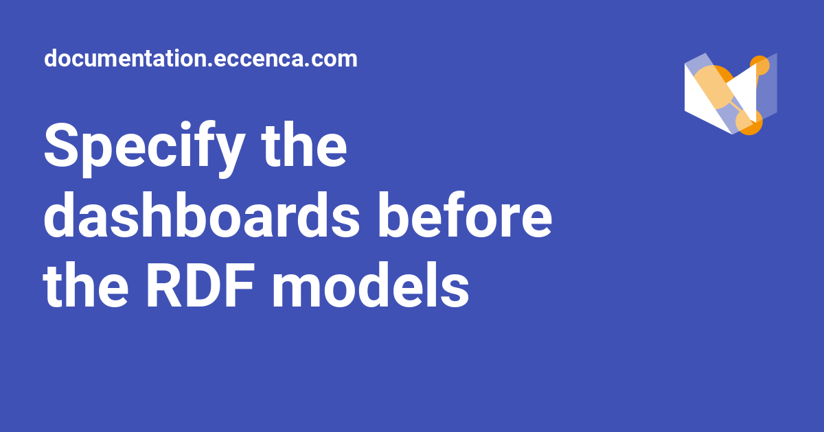 Specify the dashboards before the RDF models - documentation.eccenca.com