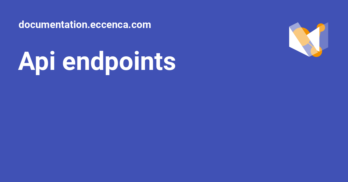 Api endpoints - documentation.eccenca.com