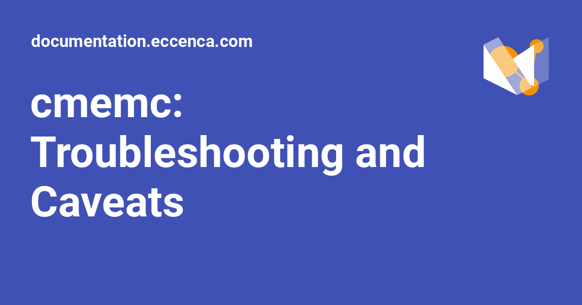 cmemc: Troubleshooting and Caveats - documentation.eccenca.com