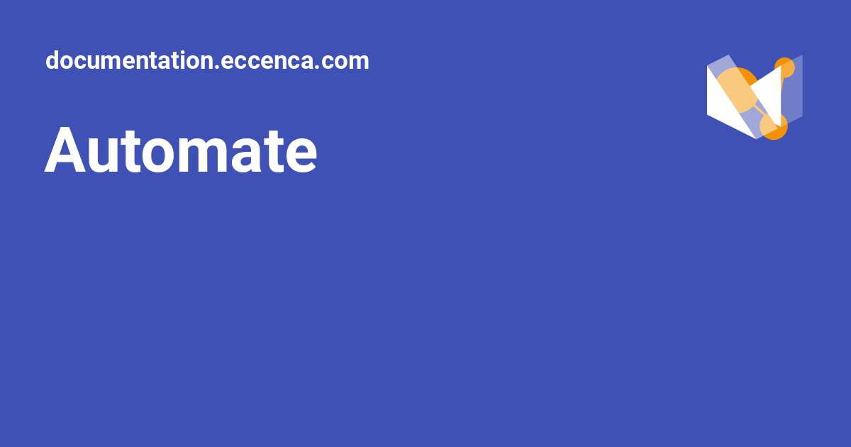 Automate - documentation.eccenca.com