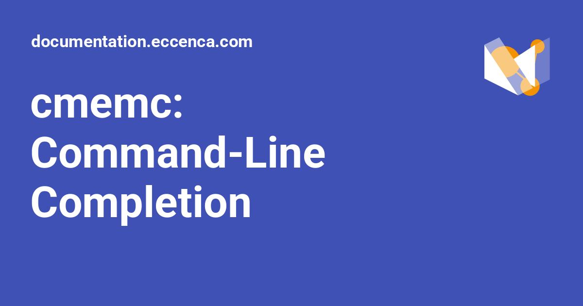 cmemc: Command-Line Completion - documentation.eccenca.com