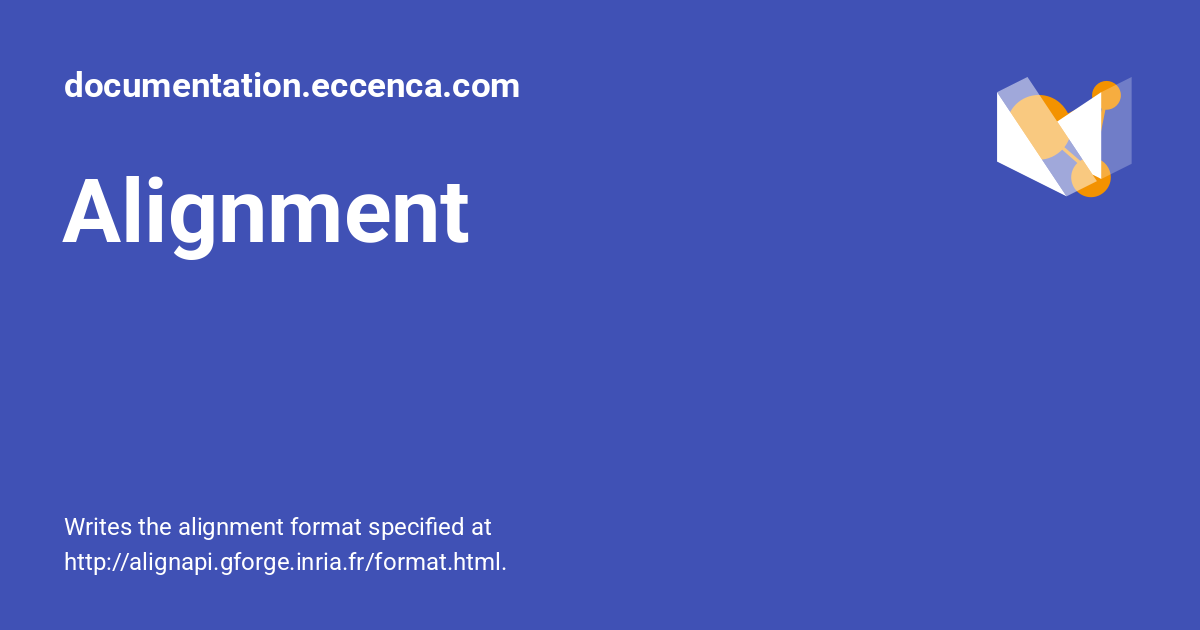 Alignment - documentation.eccenca.com