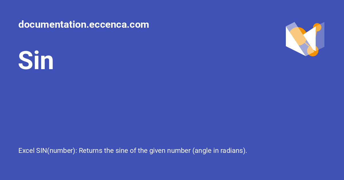 Sin - documentation.eccenca.com