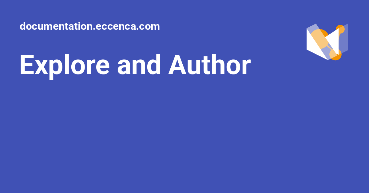 Explore and Author - documentation.eccenca.com