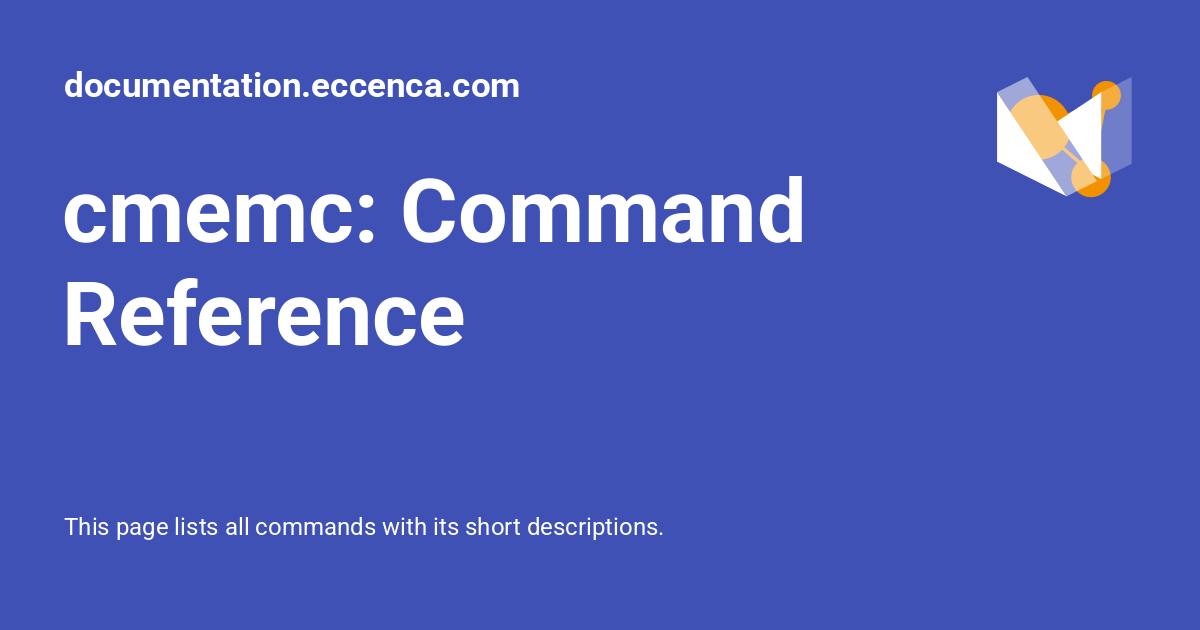 cmemc: Command Reference - documentation.eccenca.com